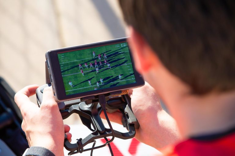 VIDEO: Drones find new fans: high school football coaches - MSU Denver RED